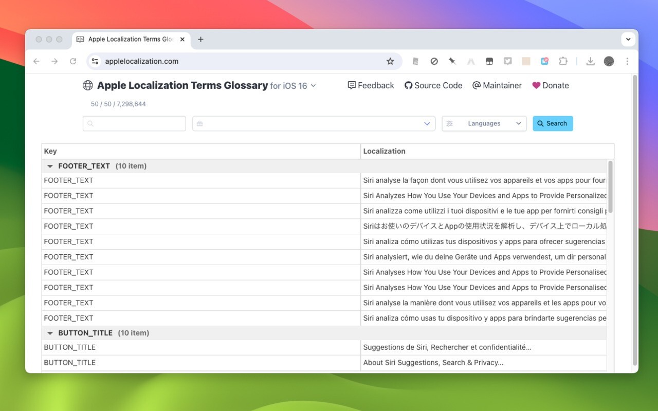 Appleの使う用語を確認できる「Apple Localization Terms Glossary」 | ソフトアンテナ