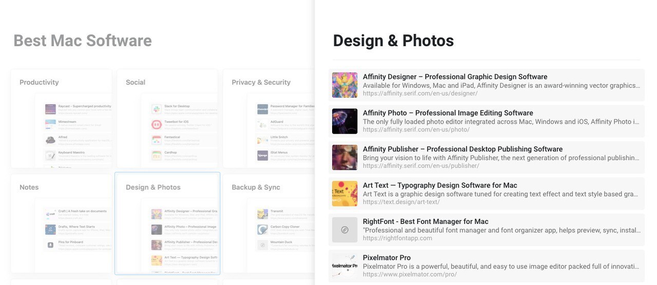 Best Mac Software - ビューティフルなMacアプリの厳選リンク集 | ソフトアンテナ