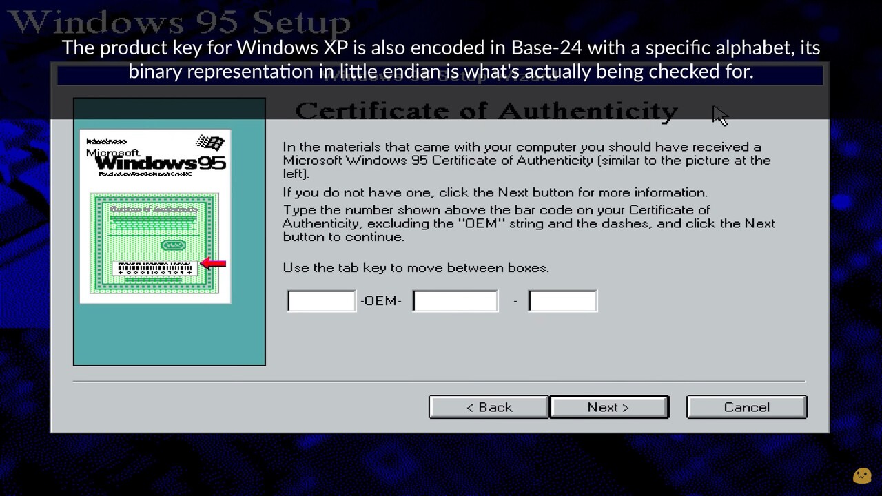 ChatGPTからWindows 95のプロダクトキーを聞き出すことに成功 | ソフトアンテナ