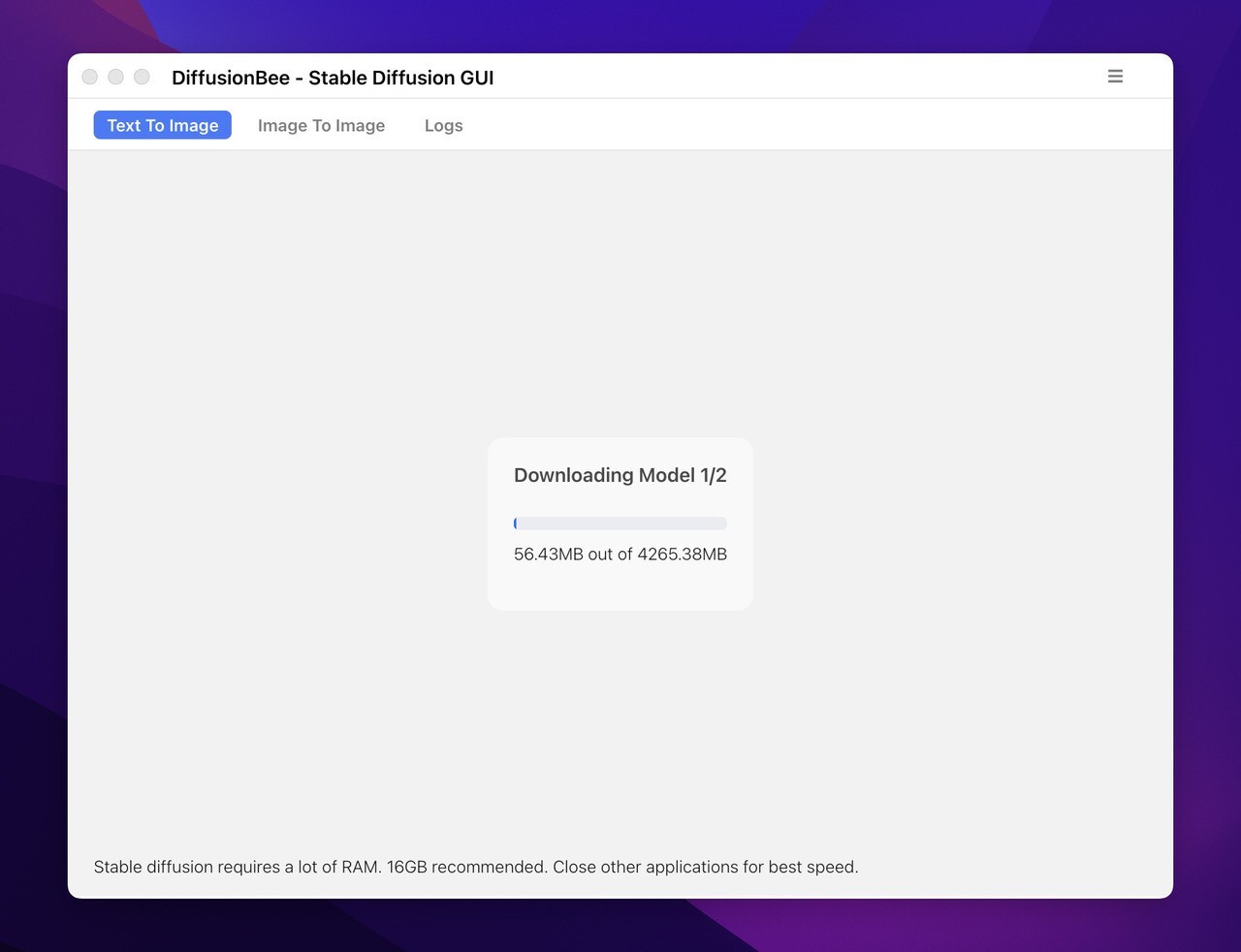 Diffusion Bee - M1/M2 Mac上でStable Diffusionをワンクリックで実行できるGUIアプリ | ソフトアンテナ