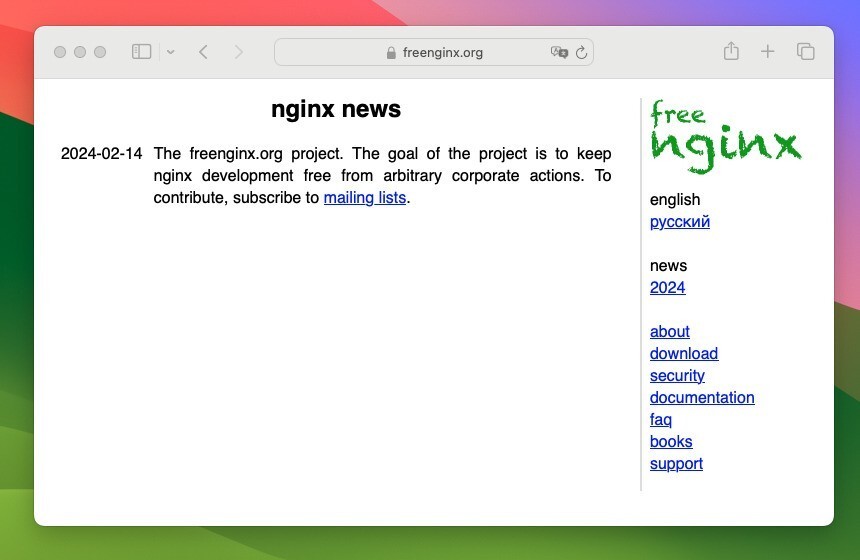 nginxの自由を守るためにfreenginx.orgプロジェクトが発足 | ソフトアンテナ