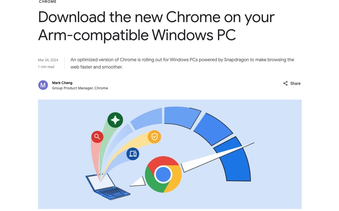 Google、ARM版Windows用のChromeをリリース | ソフトアンテナ