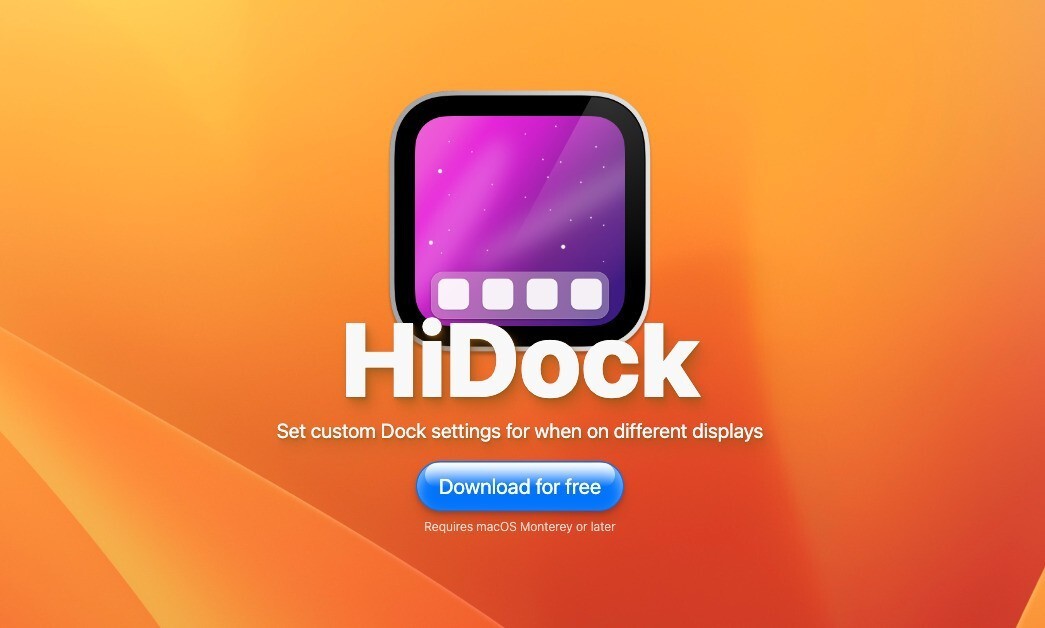 HiDock - ディスプレイ構成ごとにDockの設定を保存できるフリーソフト | ソフトアンテナ
