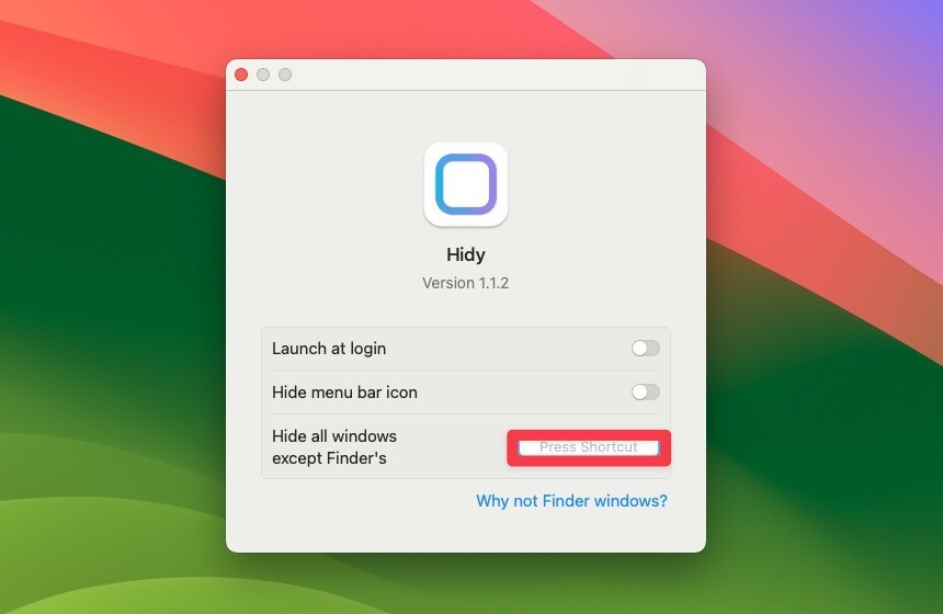 Hidy - macOSのほぼ全てのアプリを一発で非表示にできるシンプルなアプリ | ソフトアンテナ
