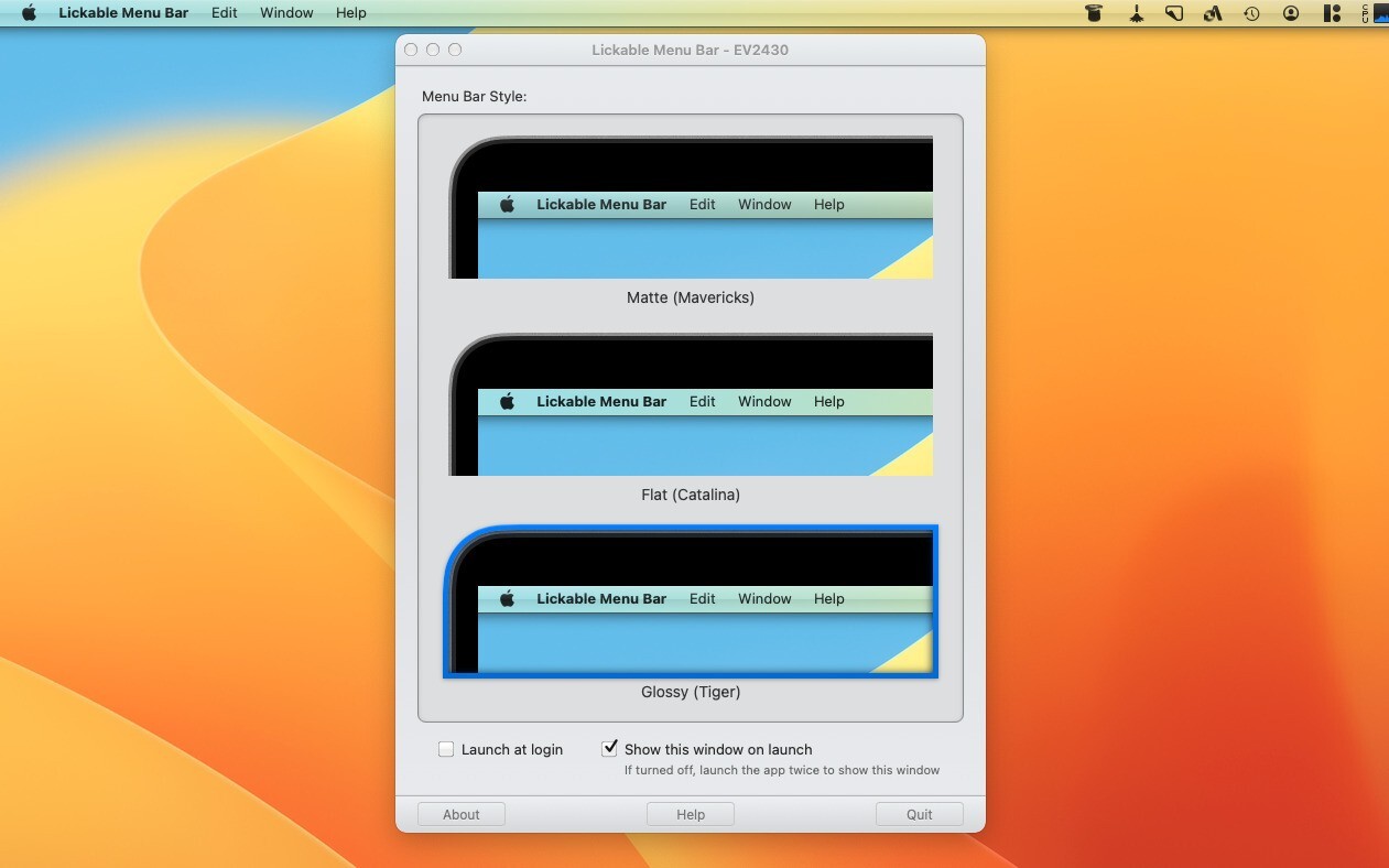 Lickable Menu Bar - 懐かしのメニューバースタイルを最新のmacOSで再現 | ソフトアンテナ