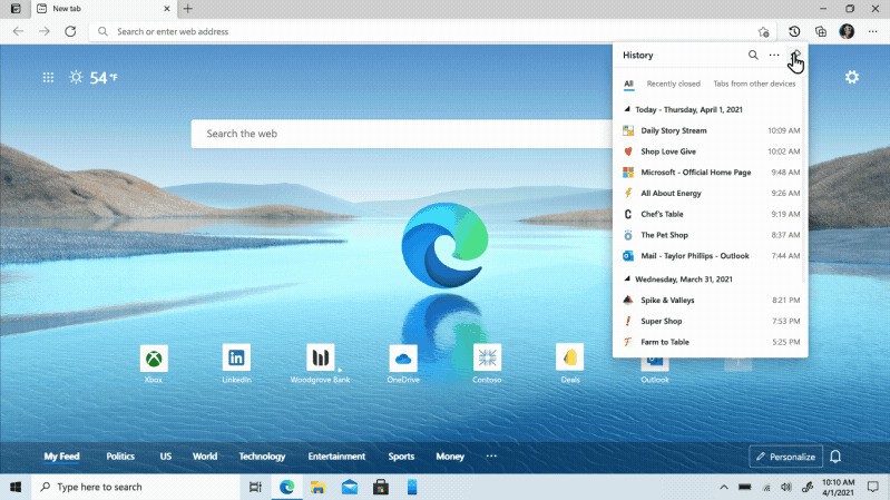 Microsoft Edge 89安定版が公開 - 縦型タブの導入やパフォーマンスの改善など | ソフトアンテナ