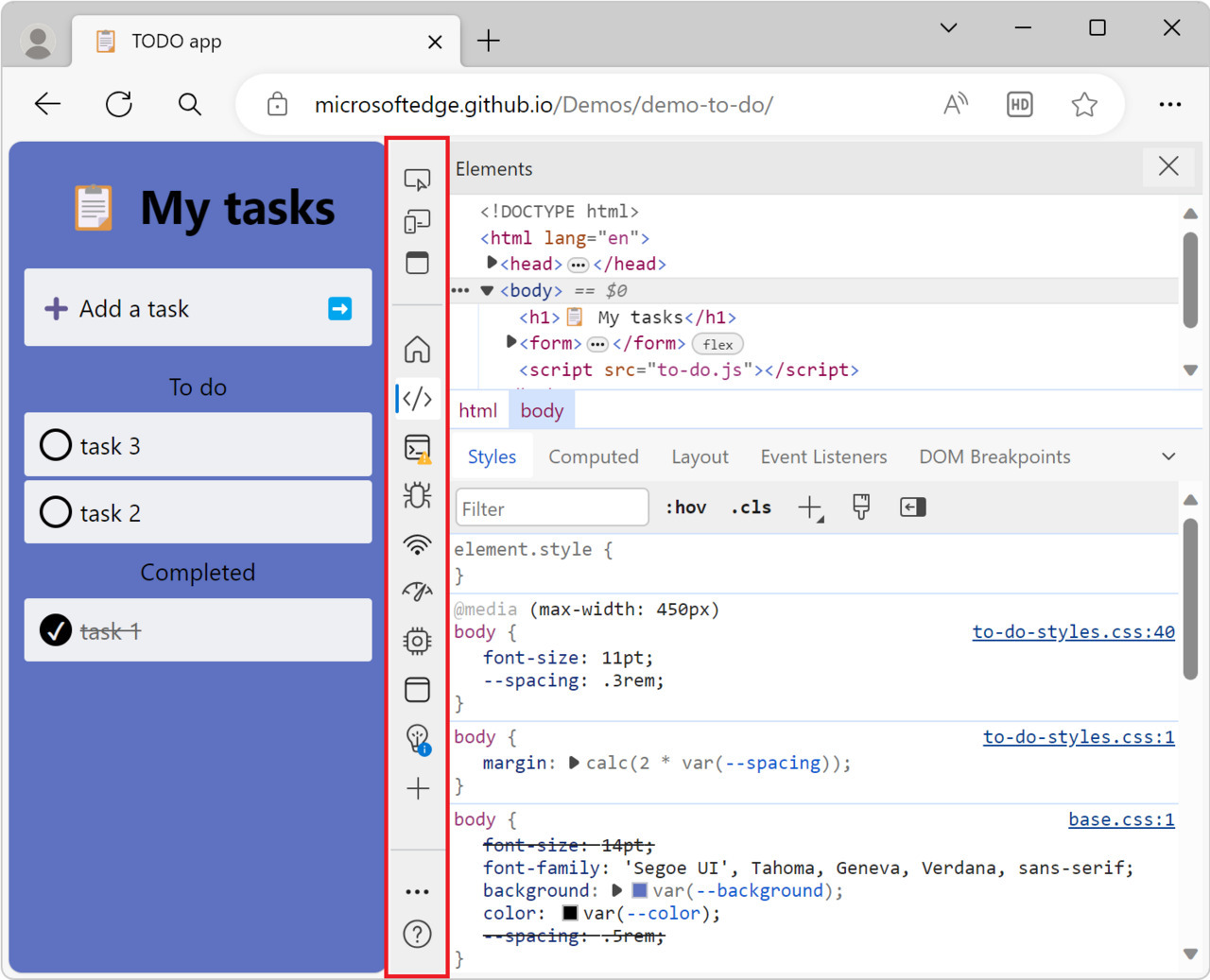 【朗報】Microsoft Edgeの開発者ツールのUIデザインが刷新 | ソフトアンテナ