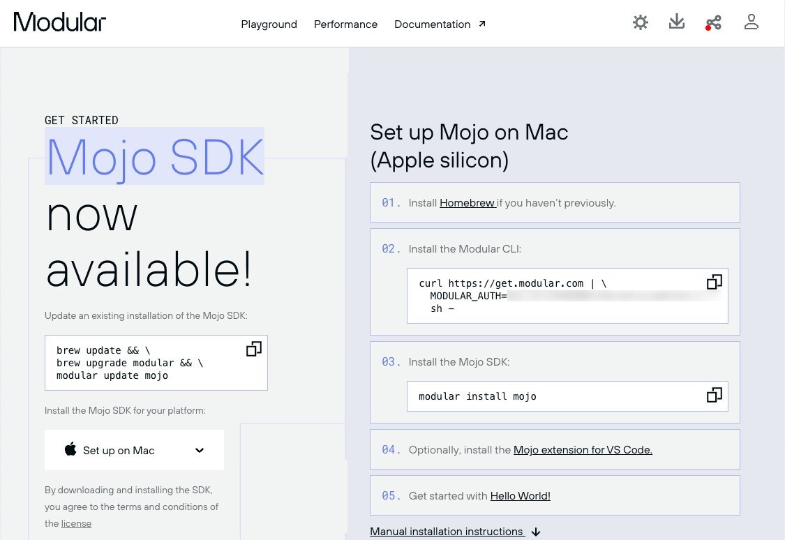 MojoのMac版がダウンロード可能に。Pythonの90,000倍の高速化を実現したAI向けプログラミング言語 | ソフトアンテナ