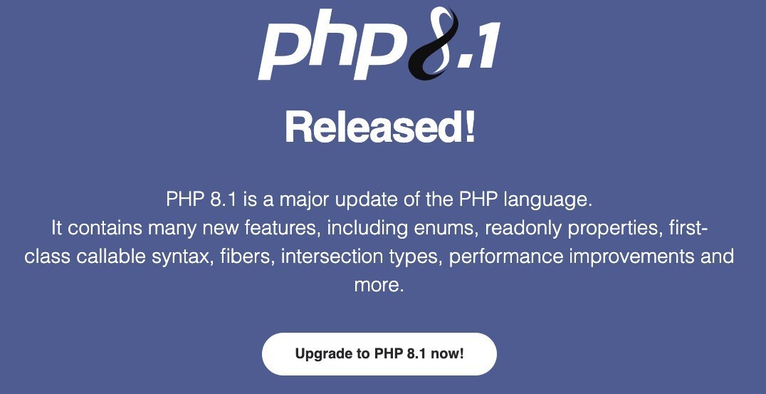 PHP 8.1がリリース - enumsや読み取り専用プロパティなど多数の新機能が追加 | ソフトアンテナ