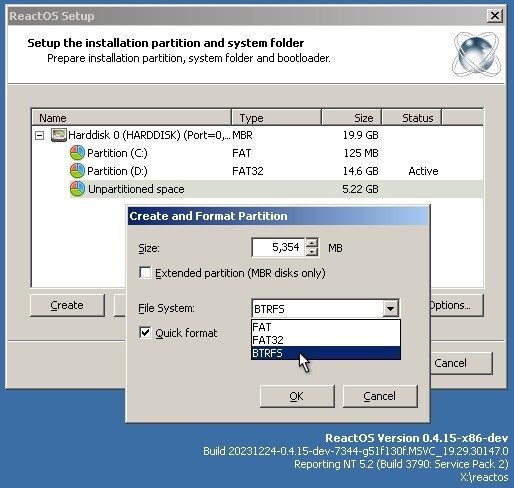 オープンソース版Windowsを目指す「ReactOS」のGUIインストーラーが進捗 | ソフトアンテナ
