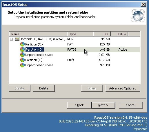 オープンソース版Windowsを目指す「ReactOS」のGUIインストーラーが進捗 | ソフトアンテナ