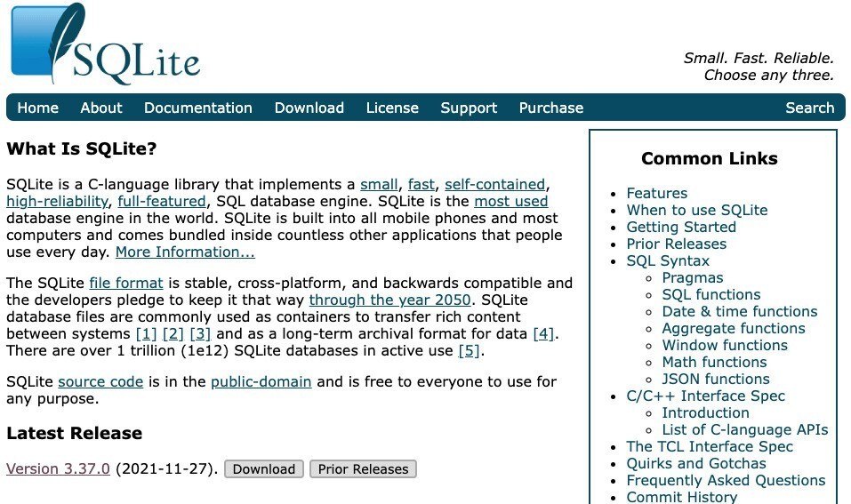 SQLite 3.37.0がリリース - 待望のSTRICTモードが導入 | ソフトアンテナ