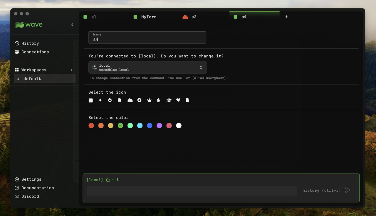 Wave Terminal - 内蔵エディタやビューアーを搭載したモダンすぎるターミナルソフト | ソフトアンテナ