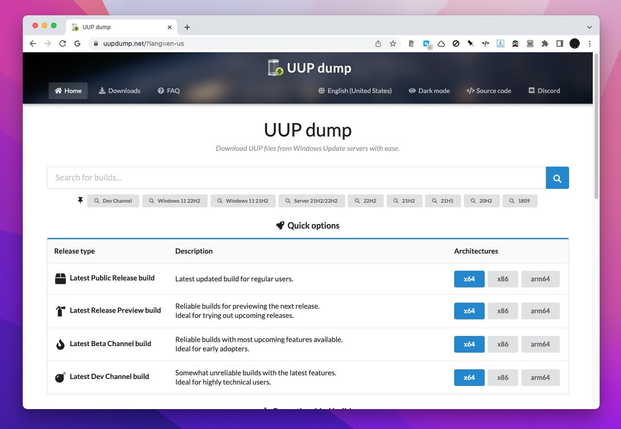 Windows 11のISOファイルを「UUP Dump」を利用してダウンロードする方法 | ソフトアンテナ