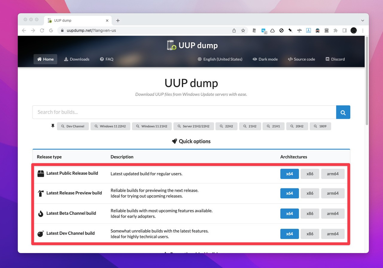 Windows 11のISOファイルを「UUP Dump」を利用してダウンロードする方法 | ソフトアンテナ