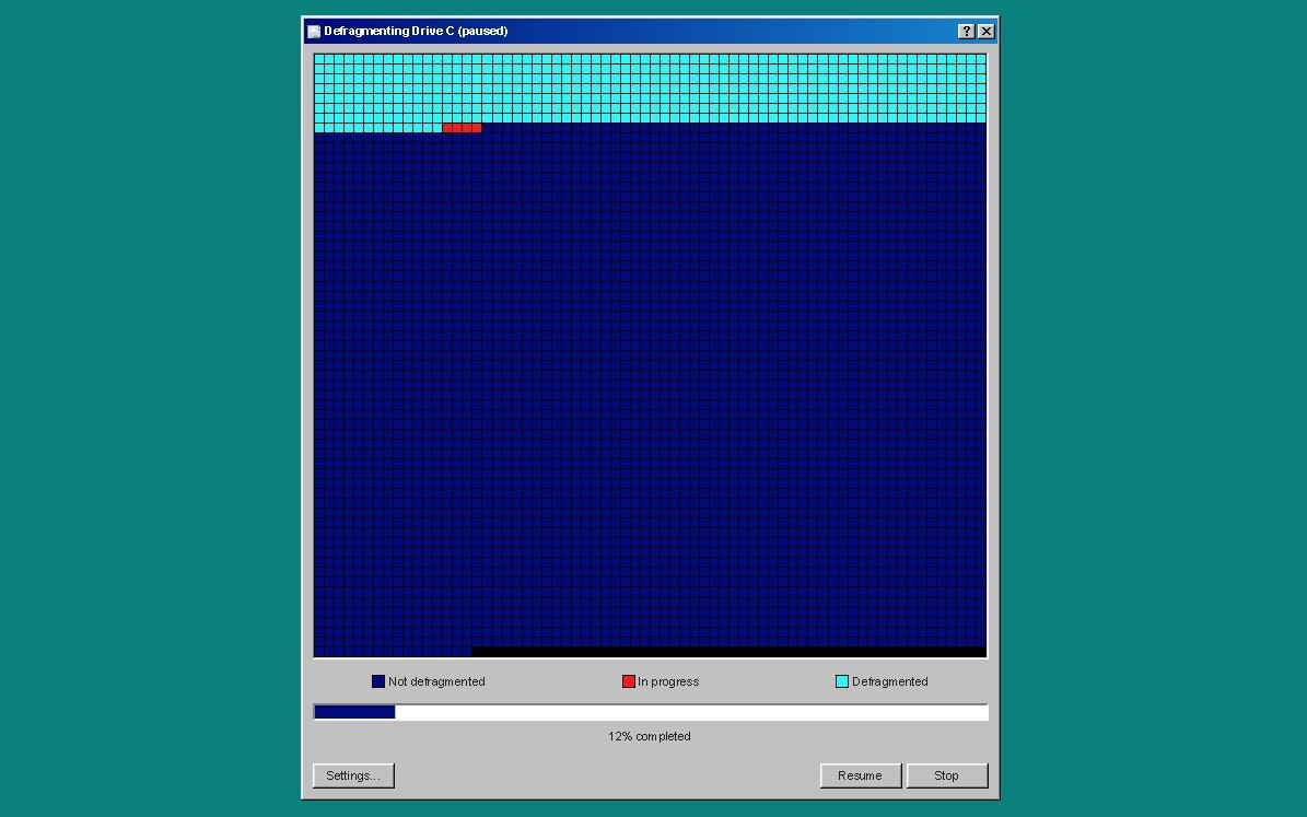 ブラウザ上でデフラグを実行できる「windows 98 Disk Defrag Simulator」 ソフトアンテナ