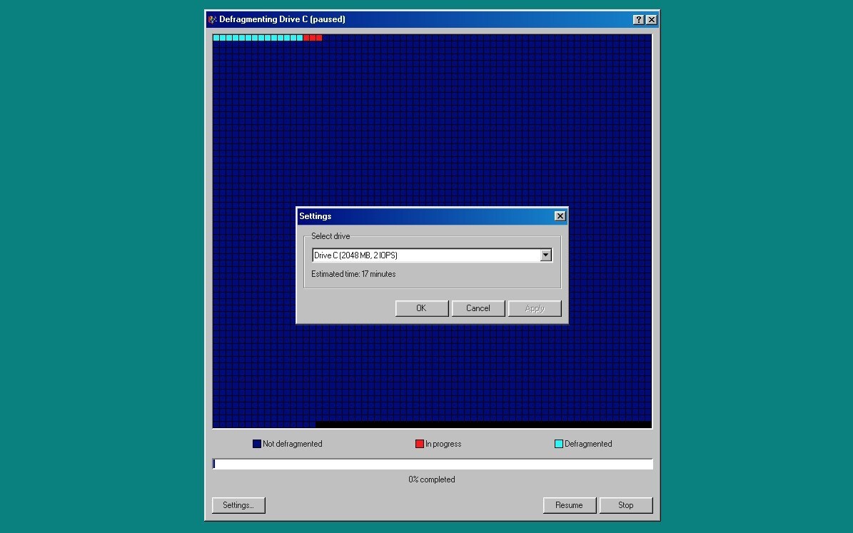 ブラウザ上でデフラグを実行できる「windows 98 Disk Defrag Simulator」 ソフトアンテナ