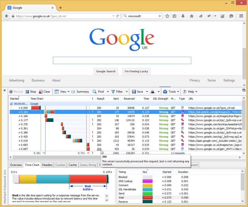 HttpWatch Basic Edition