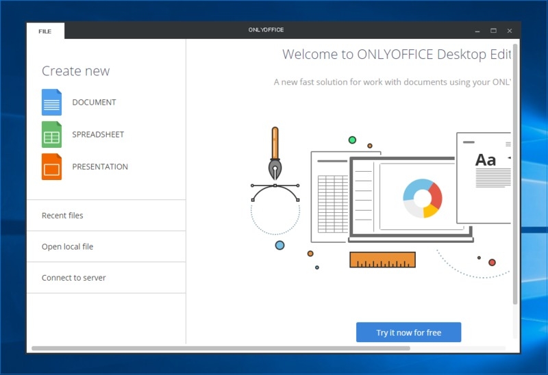 ONLYOFFICE Desktop Editors for Windows